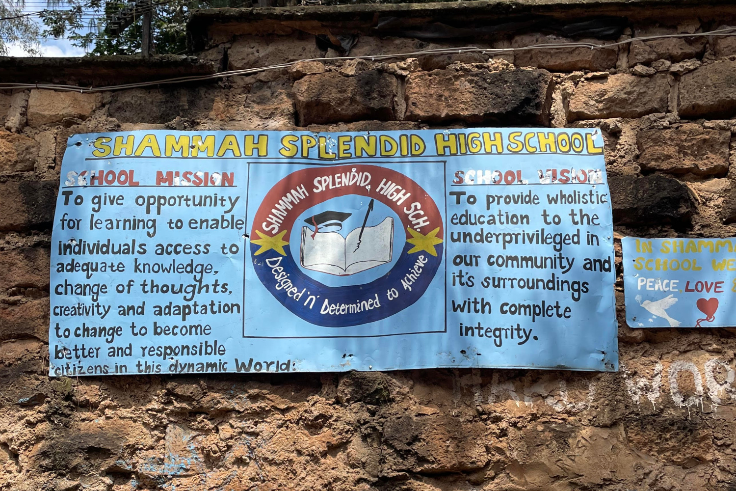 » Shammah Splendid High School | The Advocacy Project